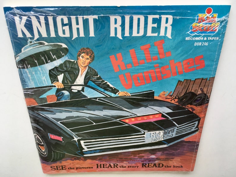 Knight Rider K.I.T.T. Vanishes 7' Vinyl Record / 24 Page | Etsy