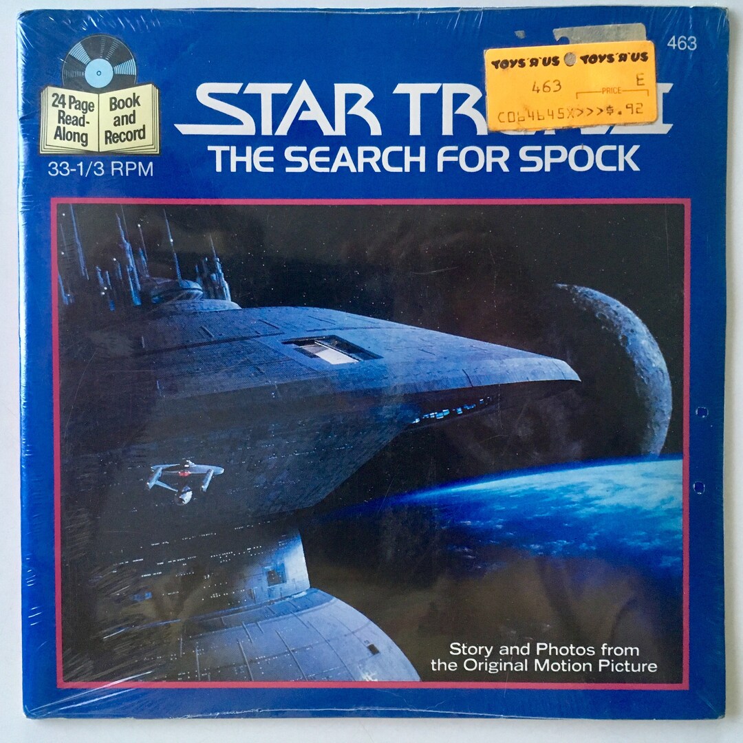 Star Trek III: the Search for Spock SEALED 7' Vinyl Record / 24 Page ...