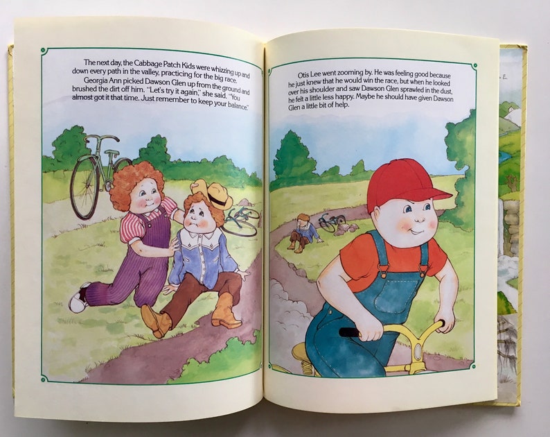 Cabbage Patch Kids: the Big Bicycle Race Hardcover Parker - Etsy