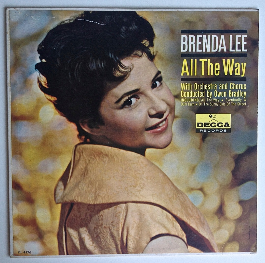 Brenda Lee - All the Way LP Vinyl Record Album, Decca - DL 4176, Pop ...