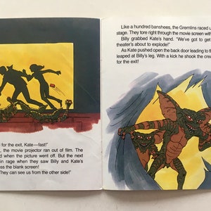 Gremlins - Story 4 - Gremlins-trapped 7' Vinyl Record / Book, Warner ...