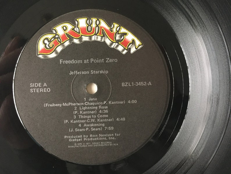 Jefferson Starship Freedom at Point Zero LP Vinyl Record - Etsy