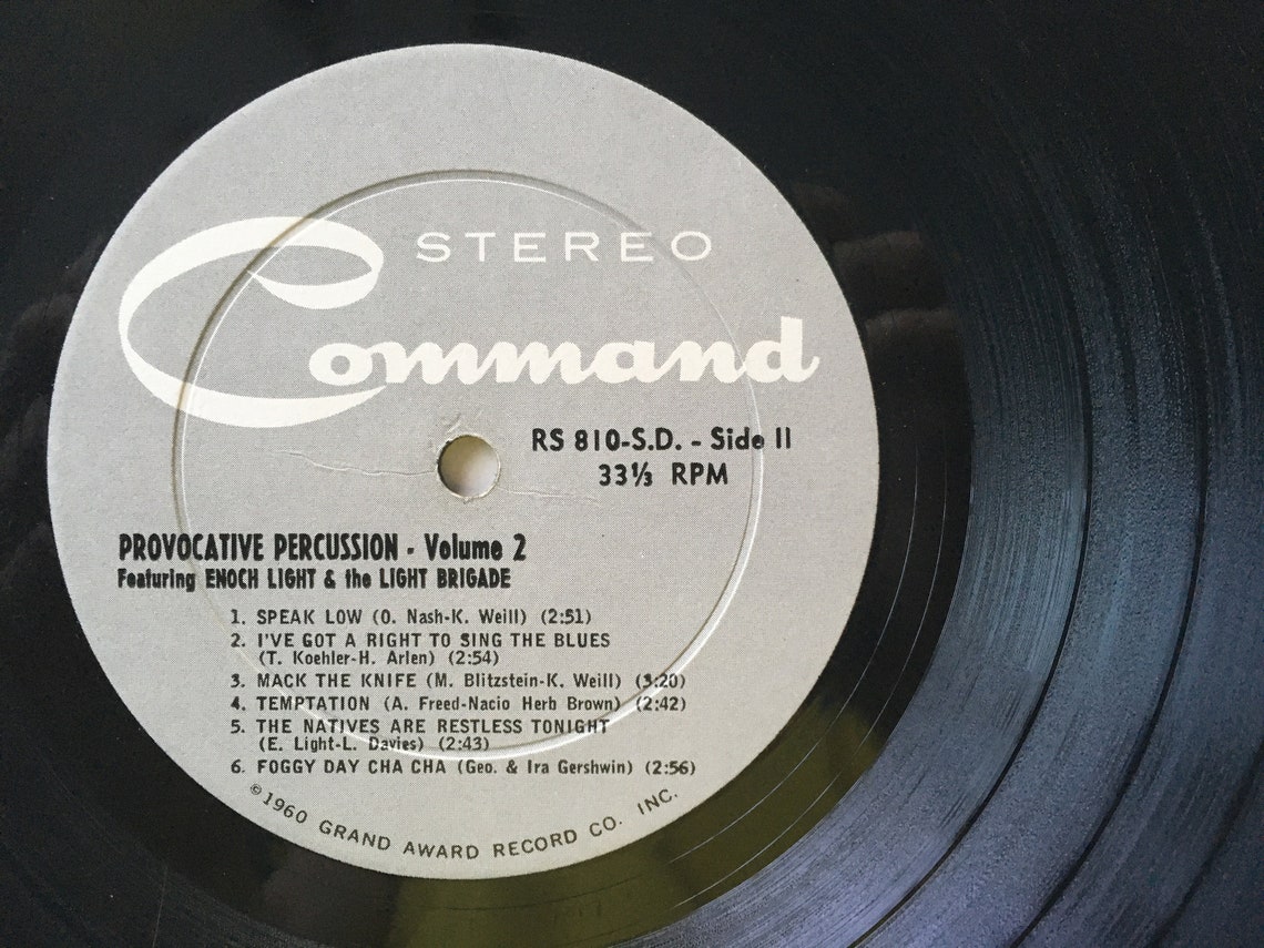 Enoch Light and the Light Brigade Provocative Percussion - Etsy