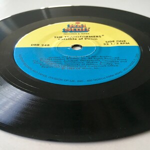 The Transformers: Satellite of Doom 7' Vinyl Record / 24 Page Book, Kid ...