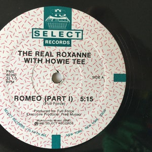 The Real Roxanne With Hitman Howie Tee Romeo LP Vinyl Record Album ...