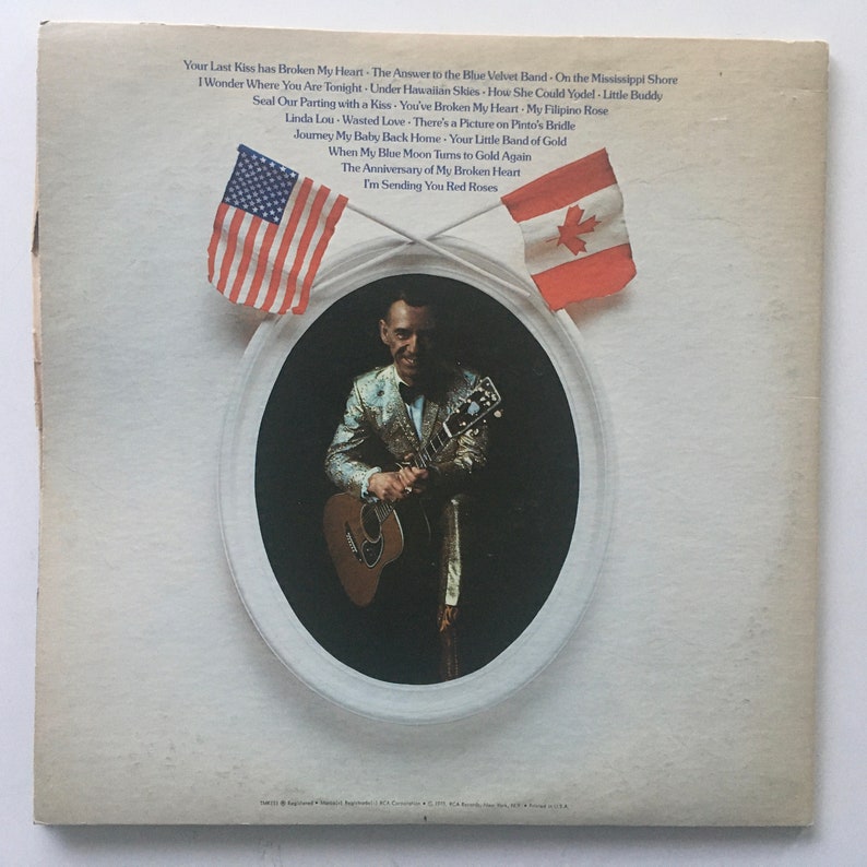 Hank Snow - When My Blue Moon Turns to Gold Again Double LP Vinyl ...