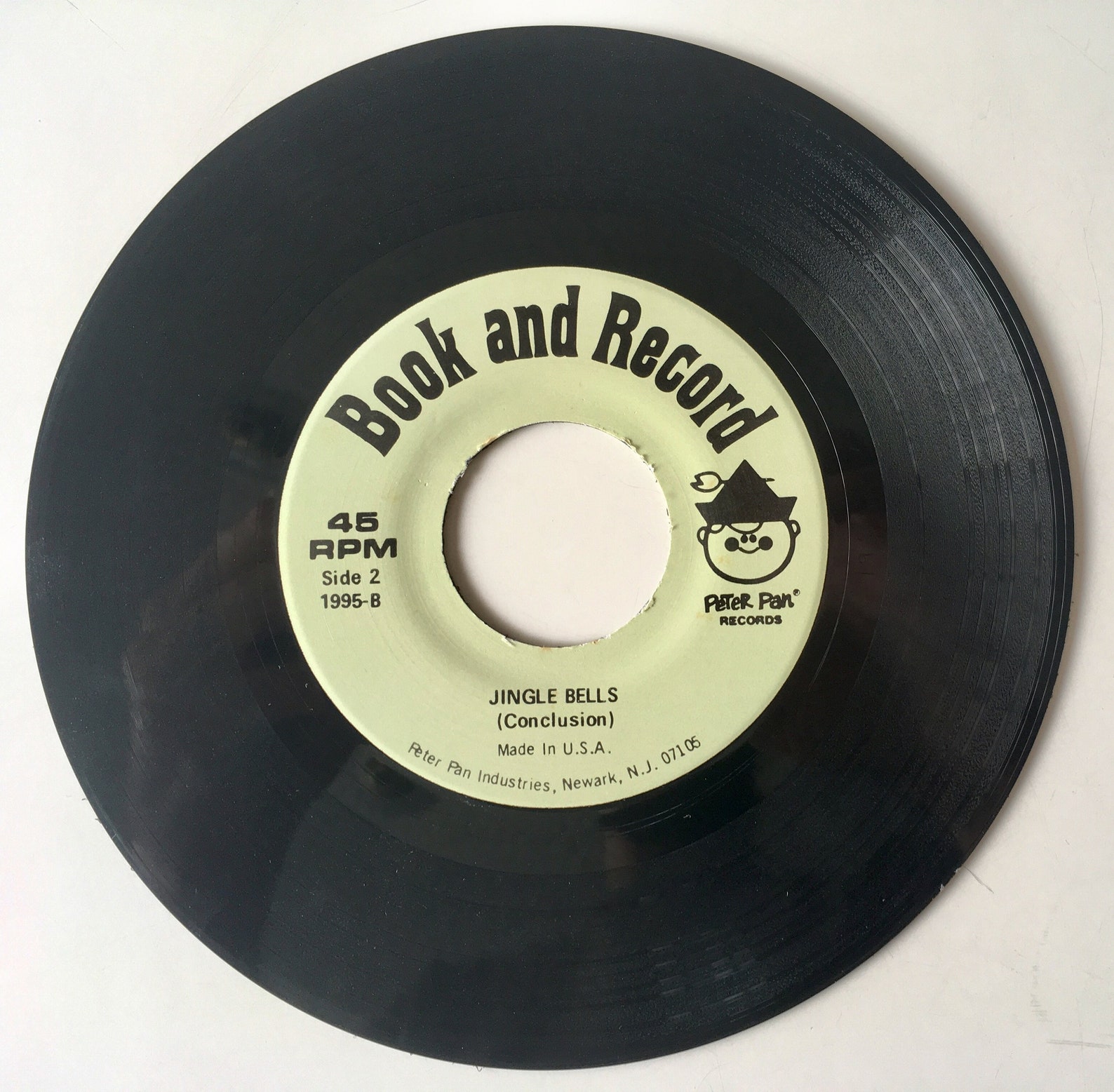 Jingle Bells 7' Vinyl Record / Read Along Book Peter Pan | Etsy