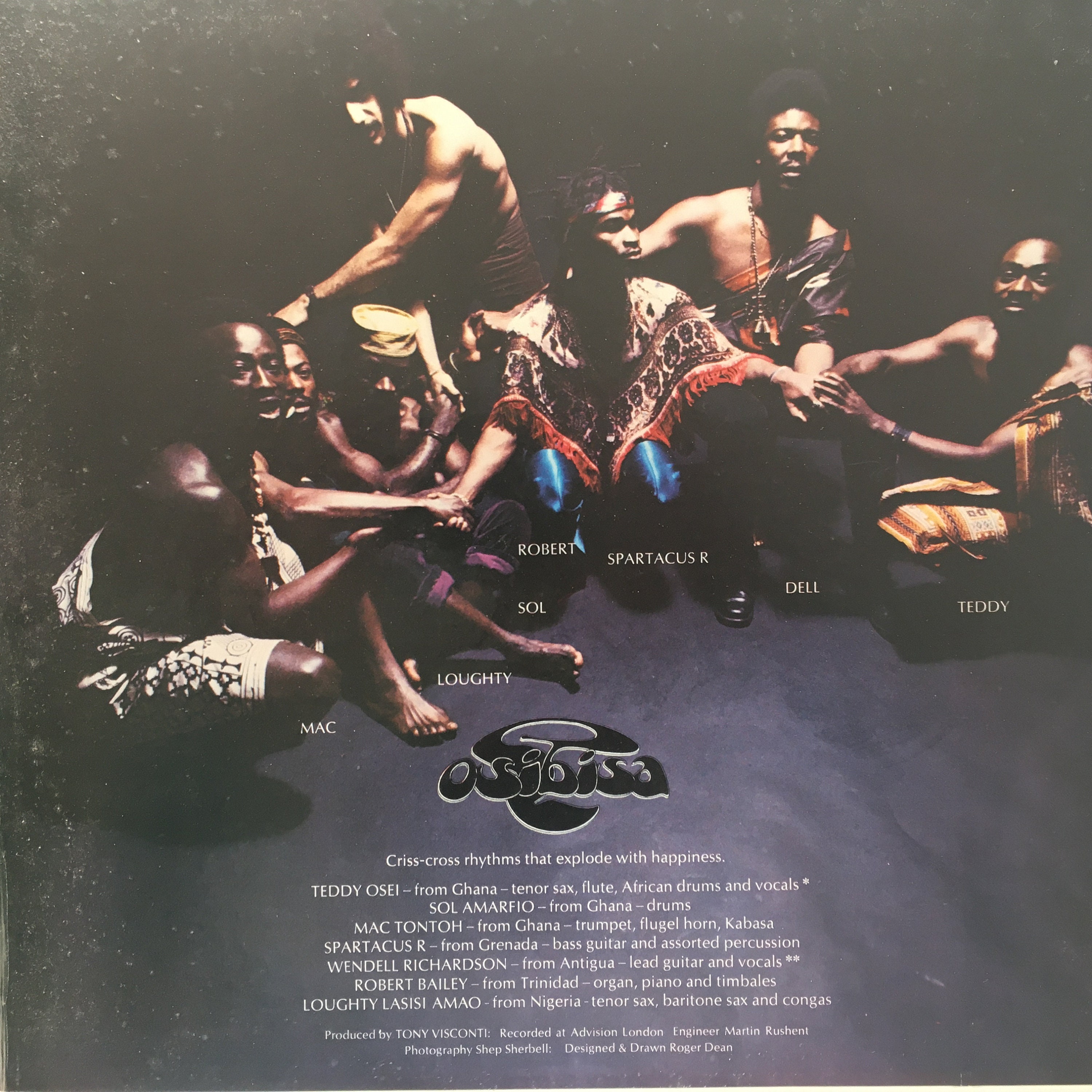Osibisa LP Vinyl Record Album MCA 32 1977 | Etsy España