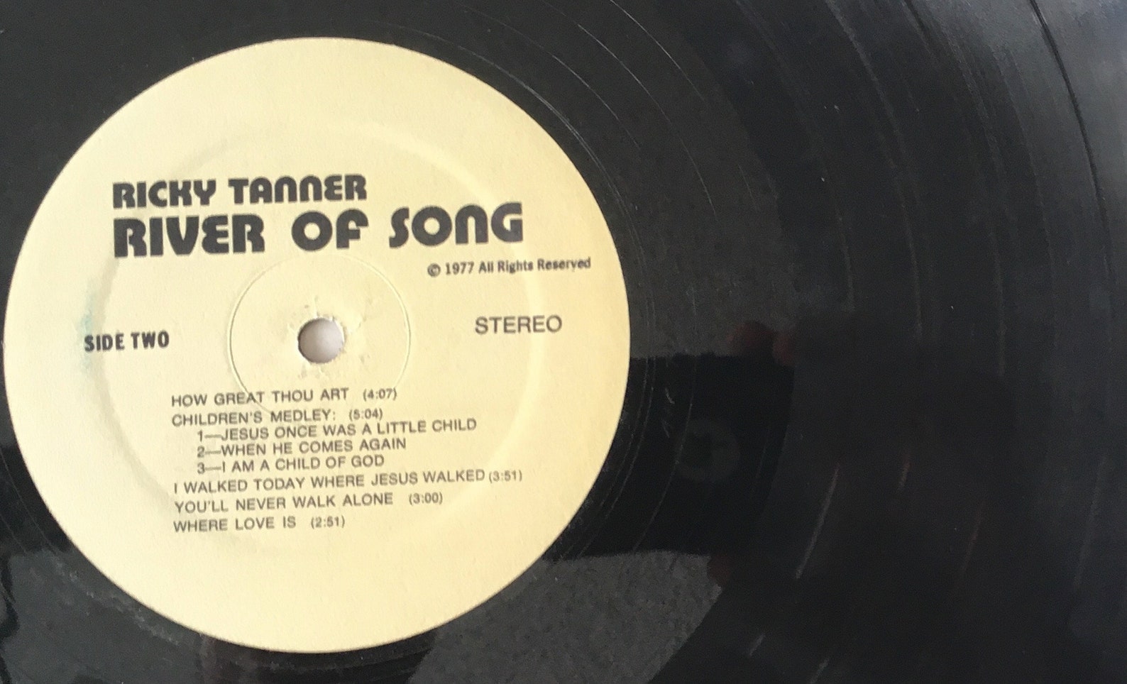 Ricky Tanner River of Song LP Vinyl Record Album Bonneville | Etsy