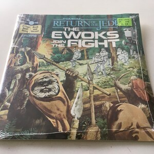 Star Wars the Ewoks Join the Fight SEALED 7' Vinyl Record / 24 Page ...
