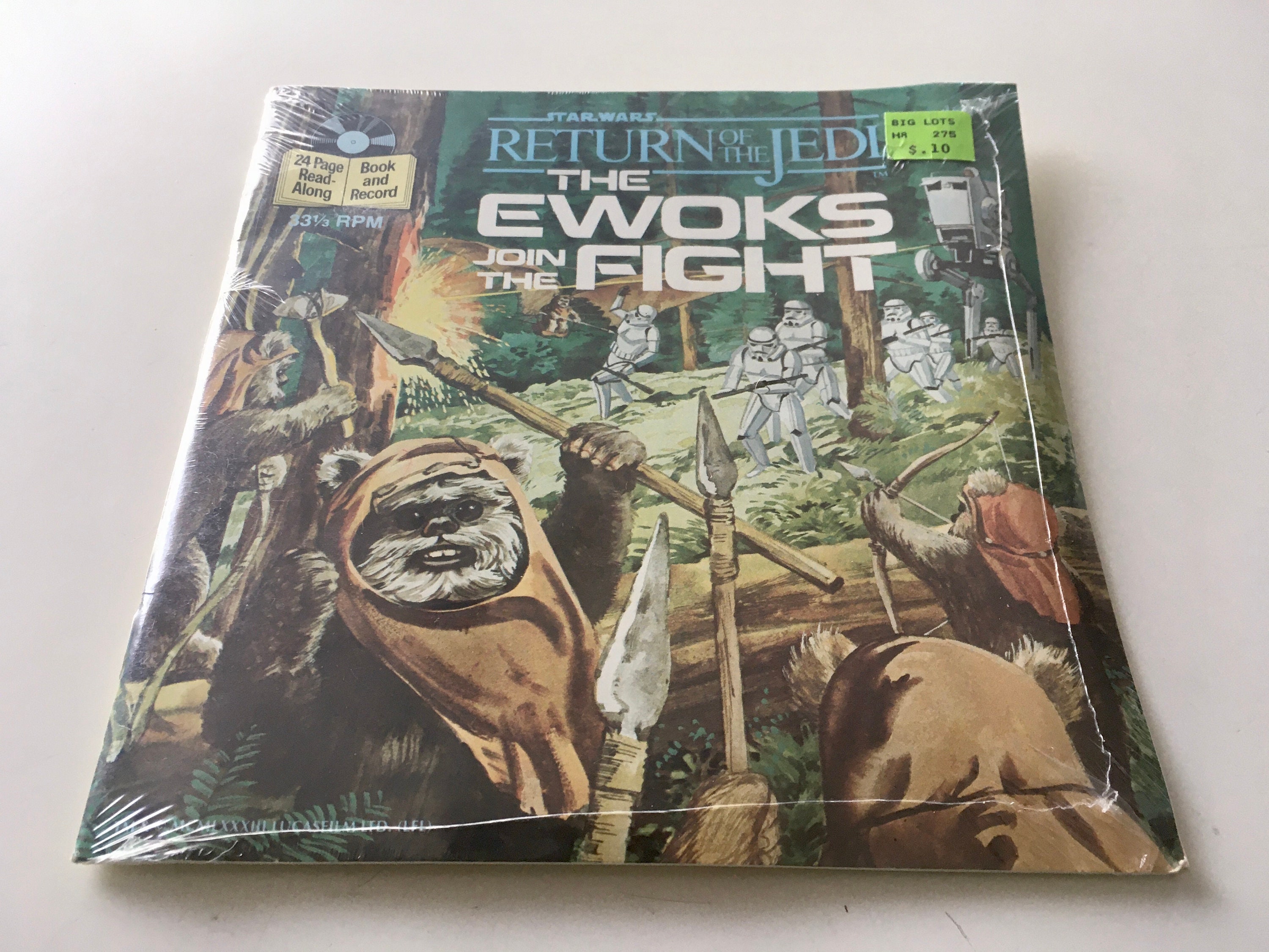 Star Wars the Ewoks Join the Fight SEALED 7' Vinyl Record / 24 Page ...