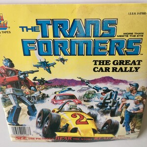 The Transformers - the Great Car Rally SEALED 7' Vinyl Record / 24 Page ...