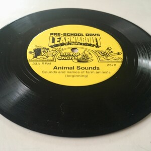 Animal Sounds 7' Vinyl Record, Peter Pan Records - 2378, 1977, Original ...