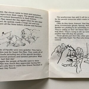 Pac-man: the Adventures of Super Pac-man 7' Vinyl Record / Book, Kid ...