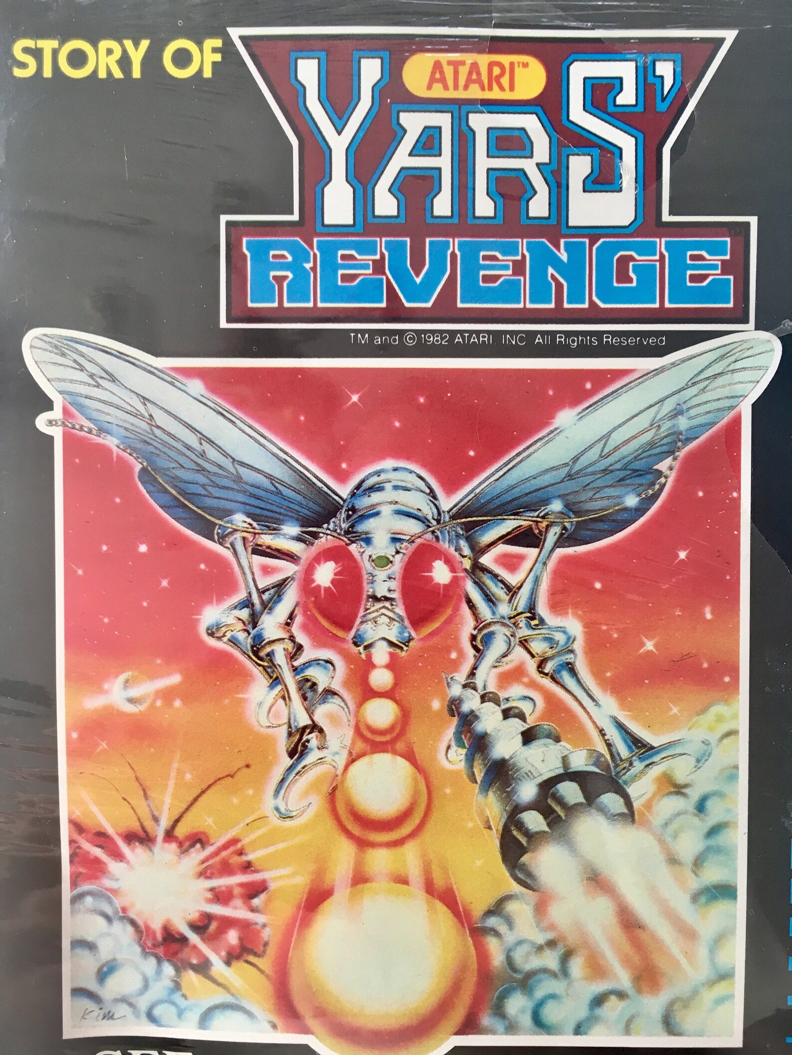 Atari Story of Yars' Revenge SEALED 7' Vinyl Record / Book, Kid Stuff ...