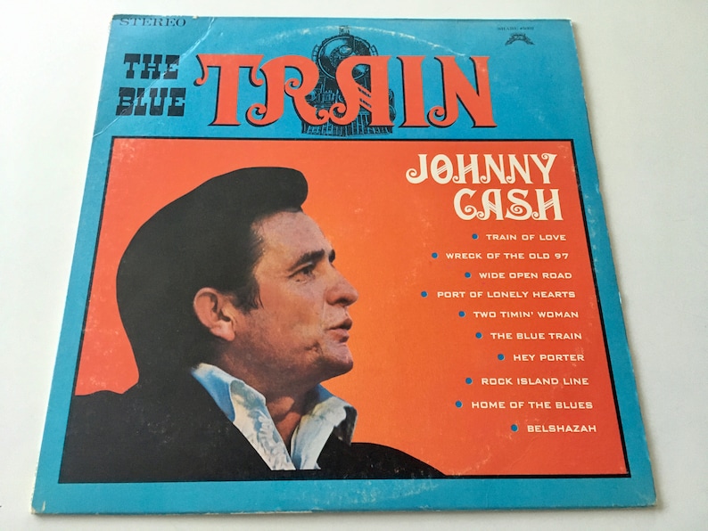Johnny Cash the Blue Train LP Vinyl Record Album Share | Etsy