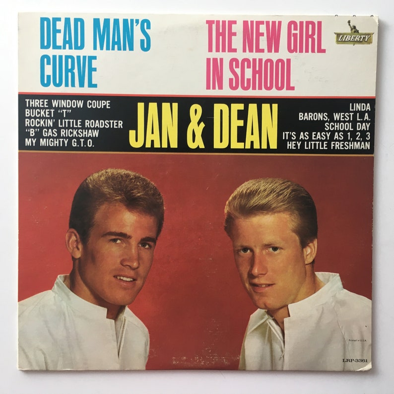 Jan & Dean Dead Man's Curve / the New Girl in School LP | Etsy