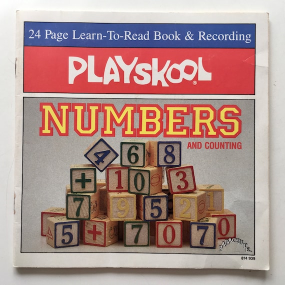 Playskool: Numbers & Counting 7' Vinyl Record / 24 Page | Etsy