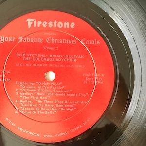 Firestone - Your Favorite Christmas Music Volume 2 LP Vinyl Record ...