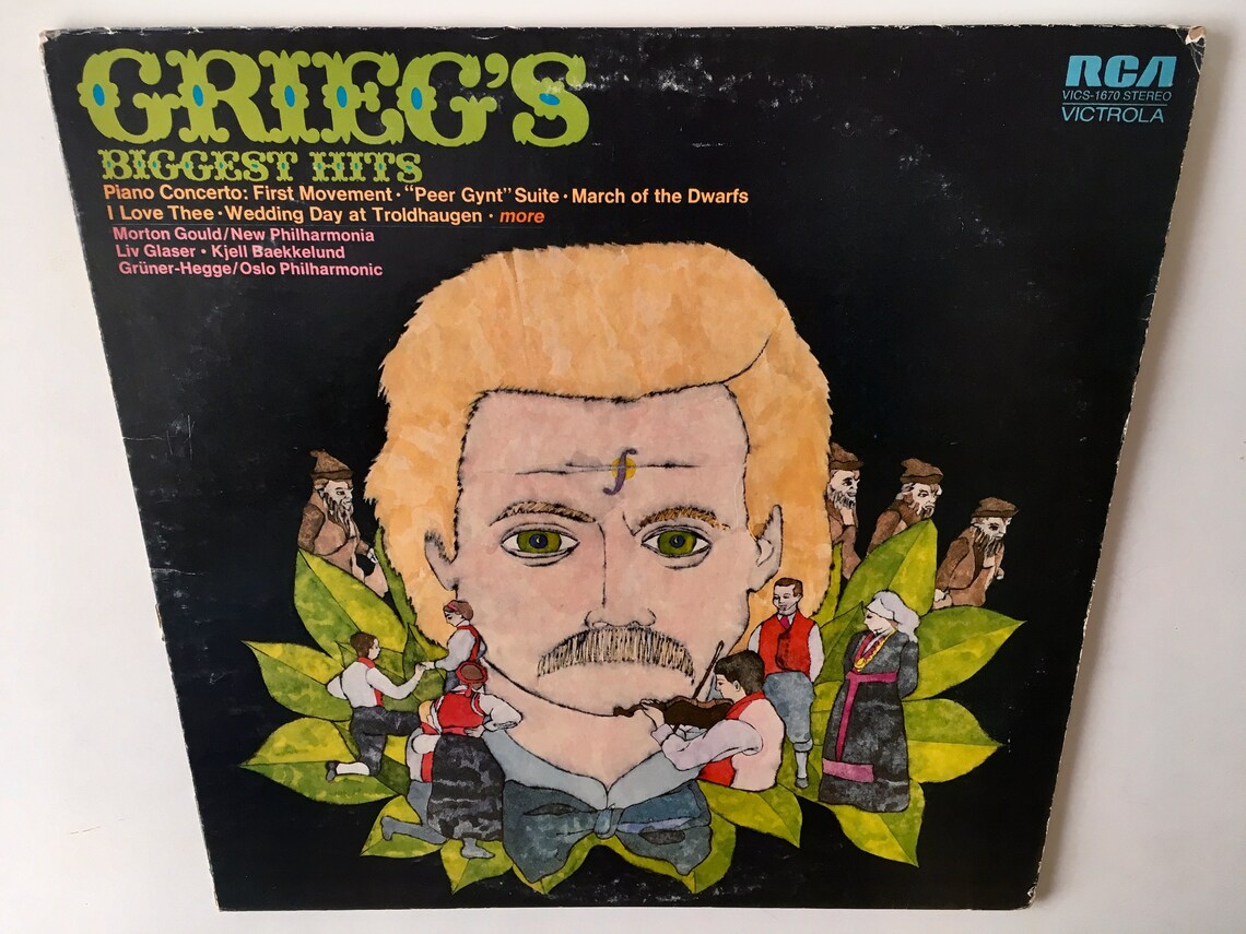 Grieg's Biggest Hits LP Vinyl Record Album, RCA Victrola - VICS 1670 ...