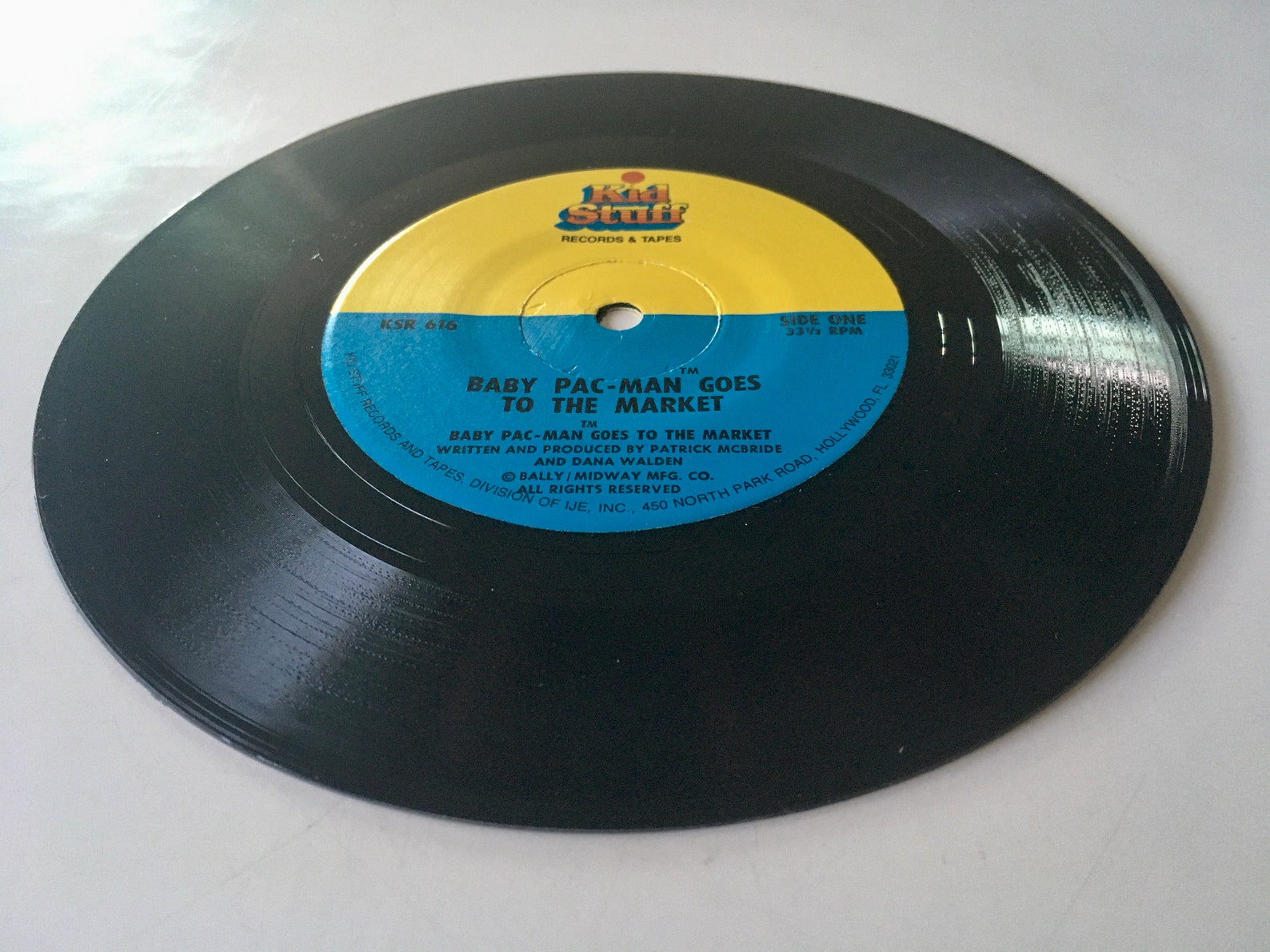 Pac-man: the Adventures of Super Pac-man 7' Vinyl Record / | Etsy