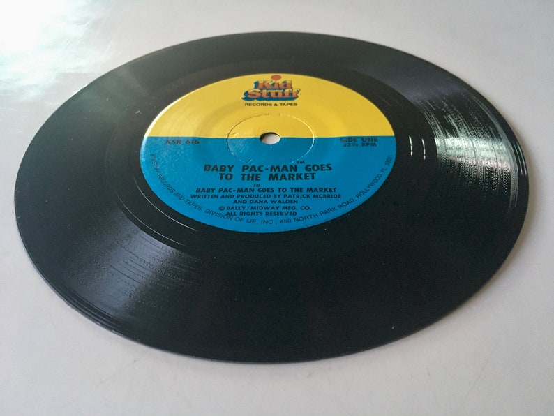 Pac-man: the Adventures of Super Pac-man 7' Vinyl Record / Book, Kid ...