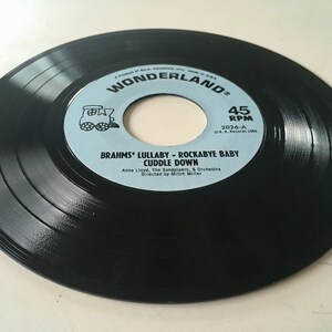 Rockabye Baby 7' Vinyl Record, Wonderland Records - WDP 2026, 1966 ...