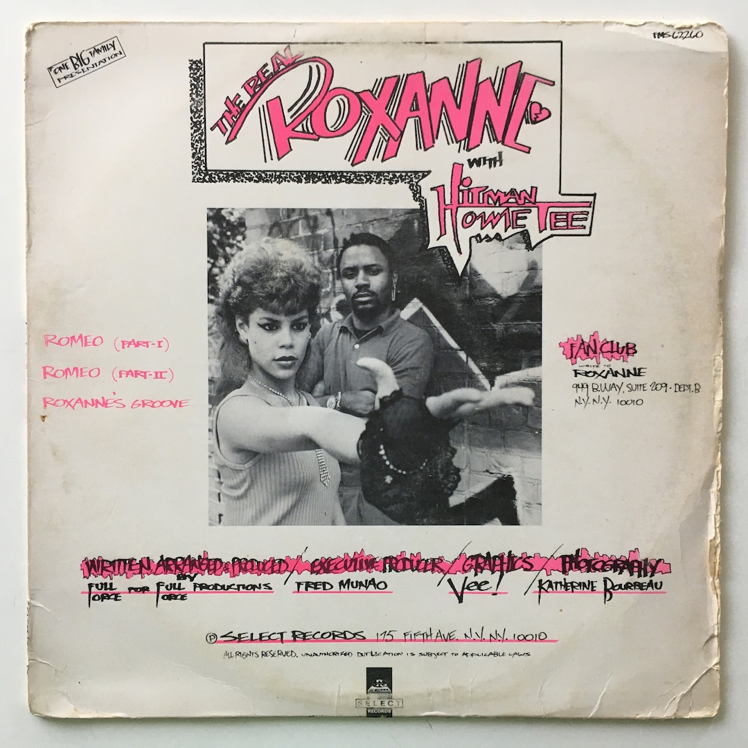 The Real Roxanne With Hitman Howie Tee - Romeo LP Vinyl Record Album ...