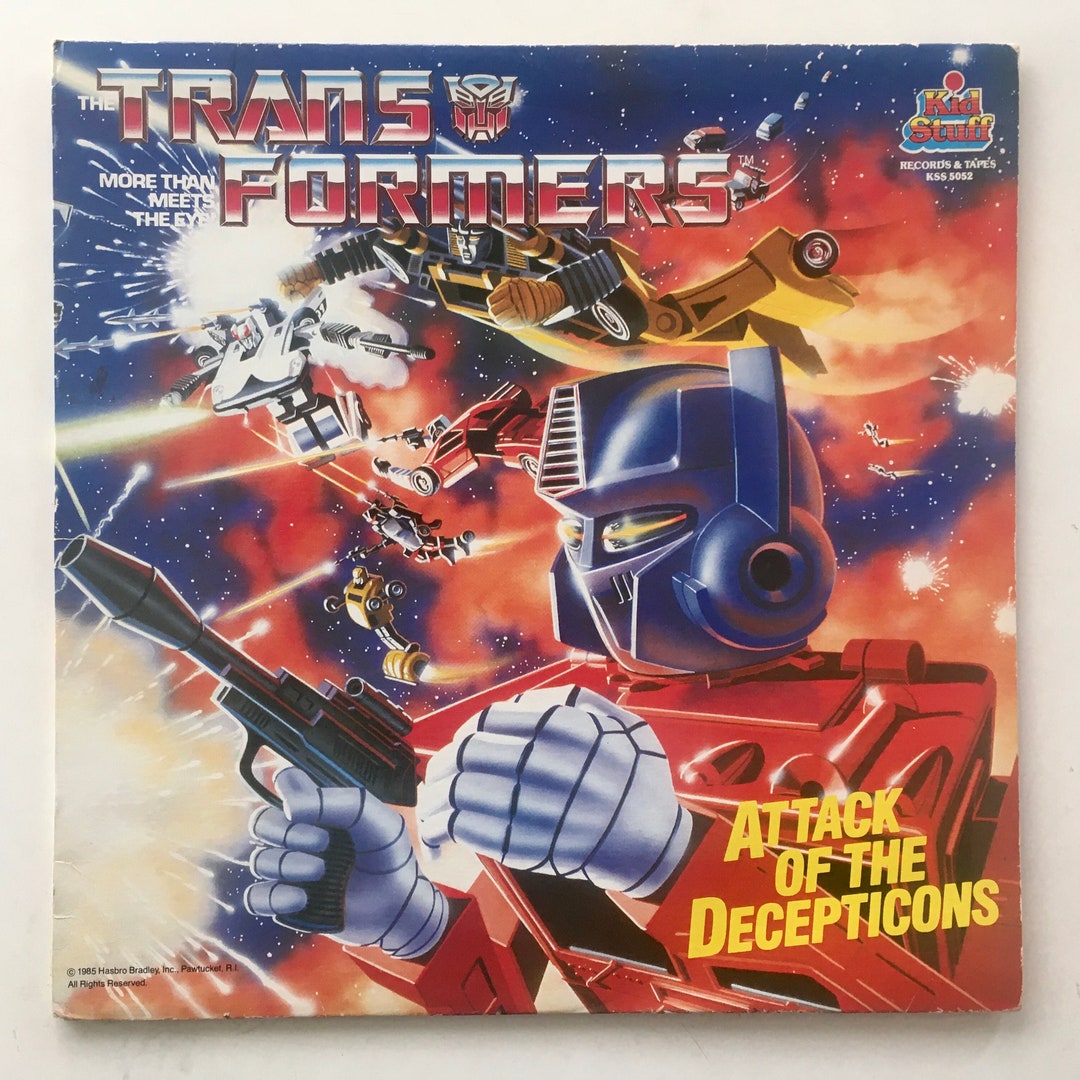 The Transformers Attack of the Decepticons LP Vinyl Record Album, Kid ...