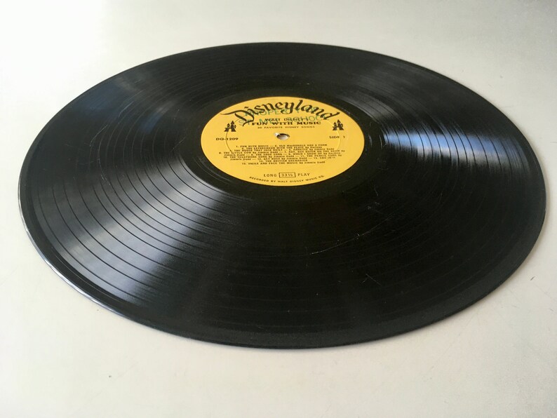 Walt Disney's Fun With Music LP Vinyl Record Album, Disneyland - DQ ...