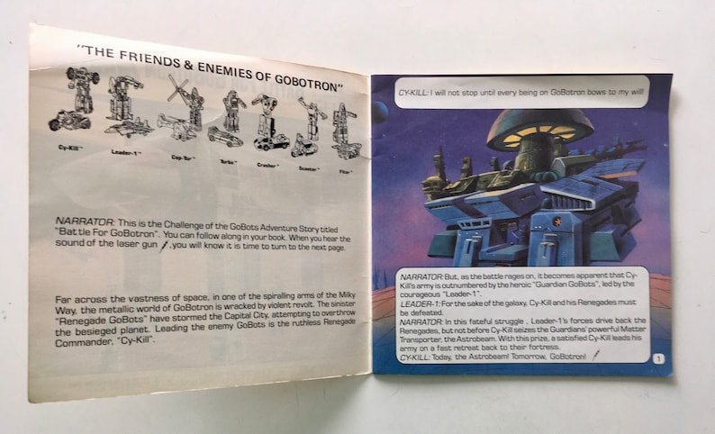 Gobots Battle for Gobotron Challenge of the Gobots 7' - Etsy