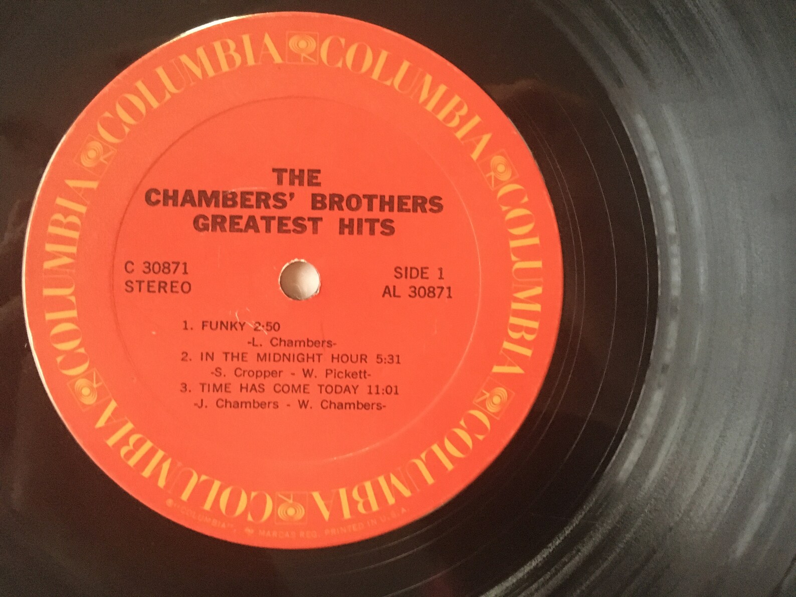 The Chambers Brothers' Greatest Hits LP Vinyl Record Album, Columbia ...
