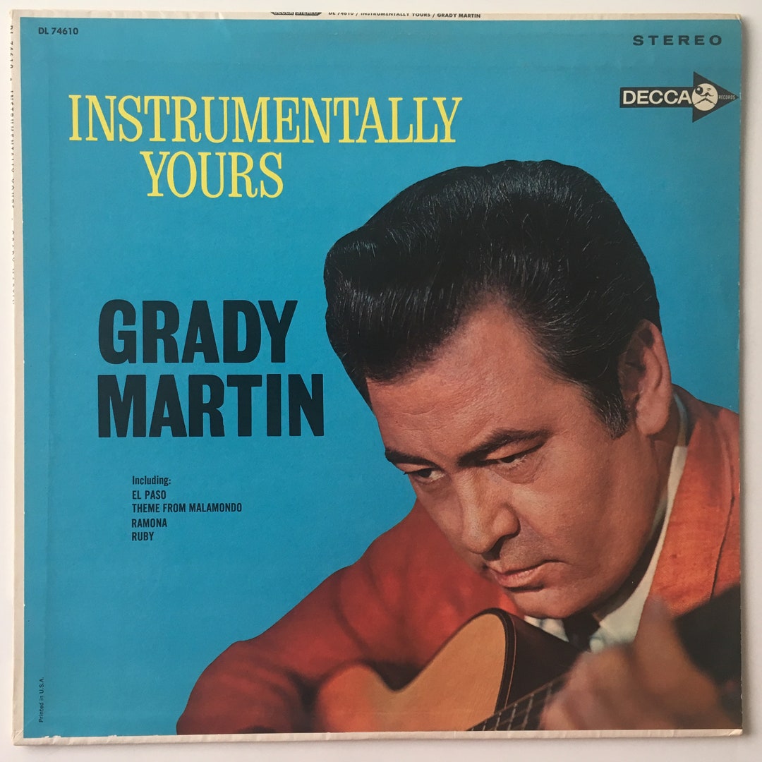 Grady Martin - Instrumentally Yours LP Vinyl Record Album, Decca - DL ...