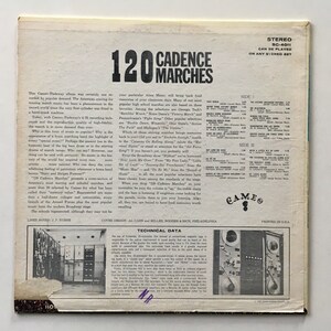 120 Cadence Marches LP Vinyl Record Album, Cameo - C-4011, 1962 ...