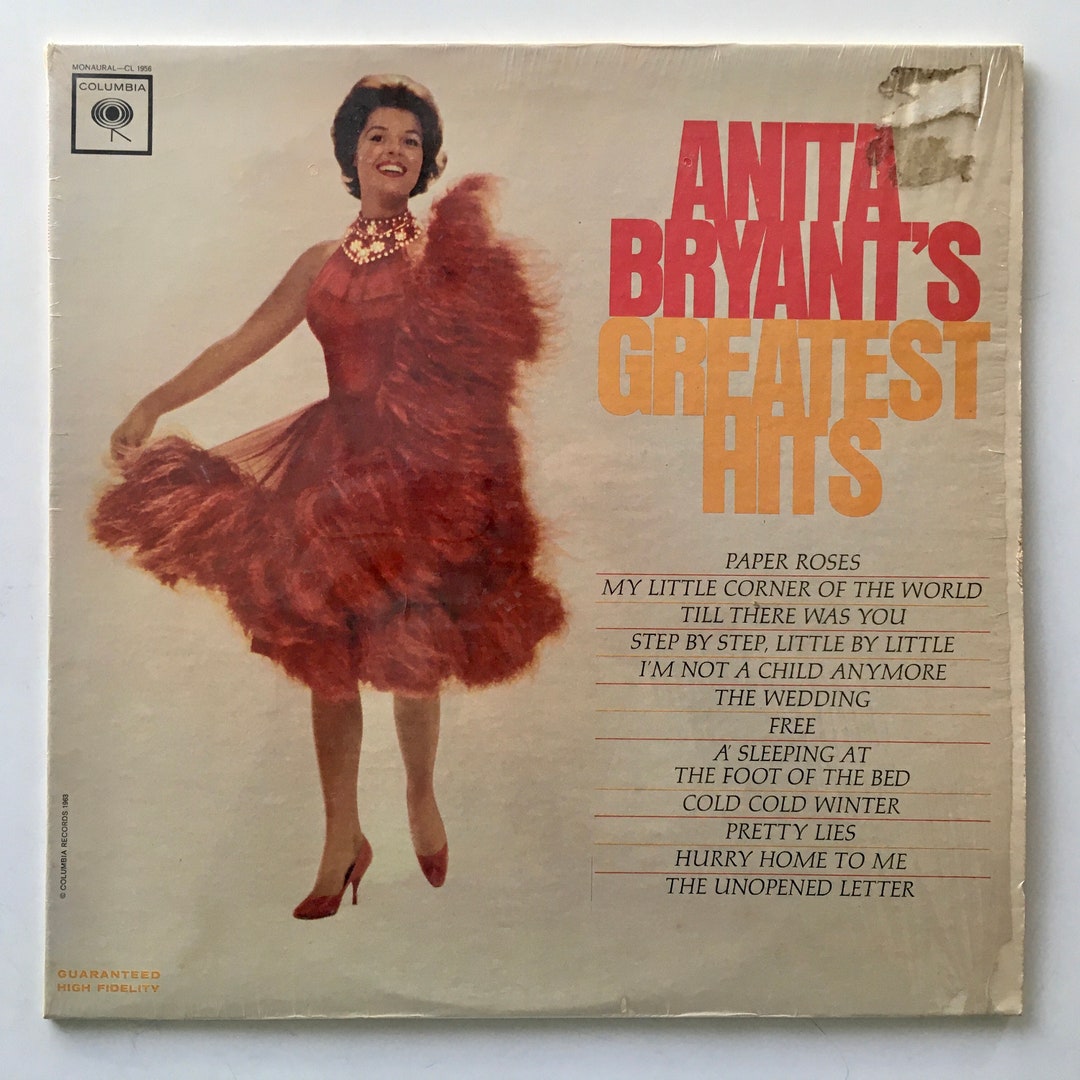 Anita Bryant Greatest Hits Lp Vinyl Record Album Columbia Cl 1956