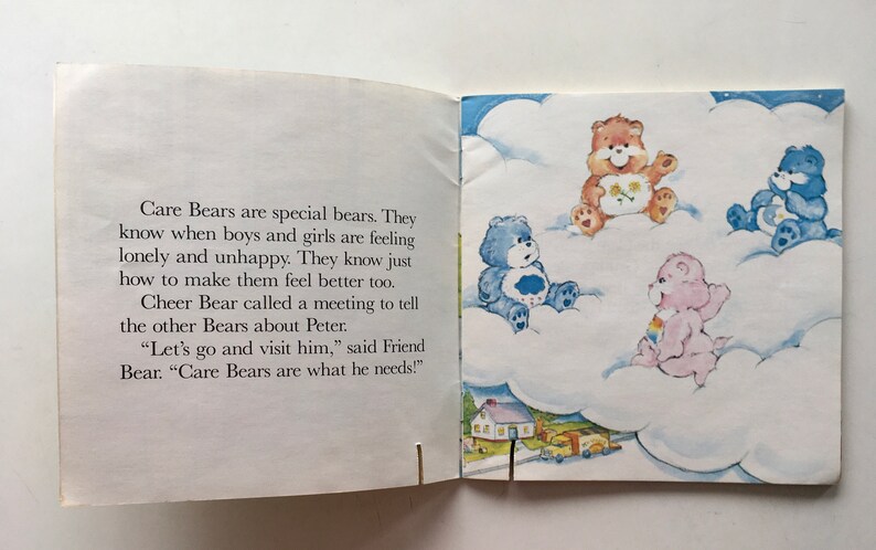 Care Bears - Help Out 7' Vinyl Record / Book, Kid Stuff - DBR 242 ...