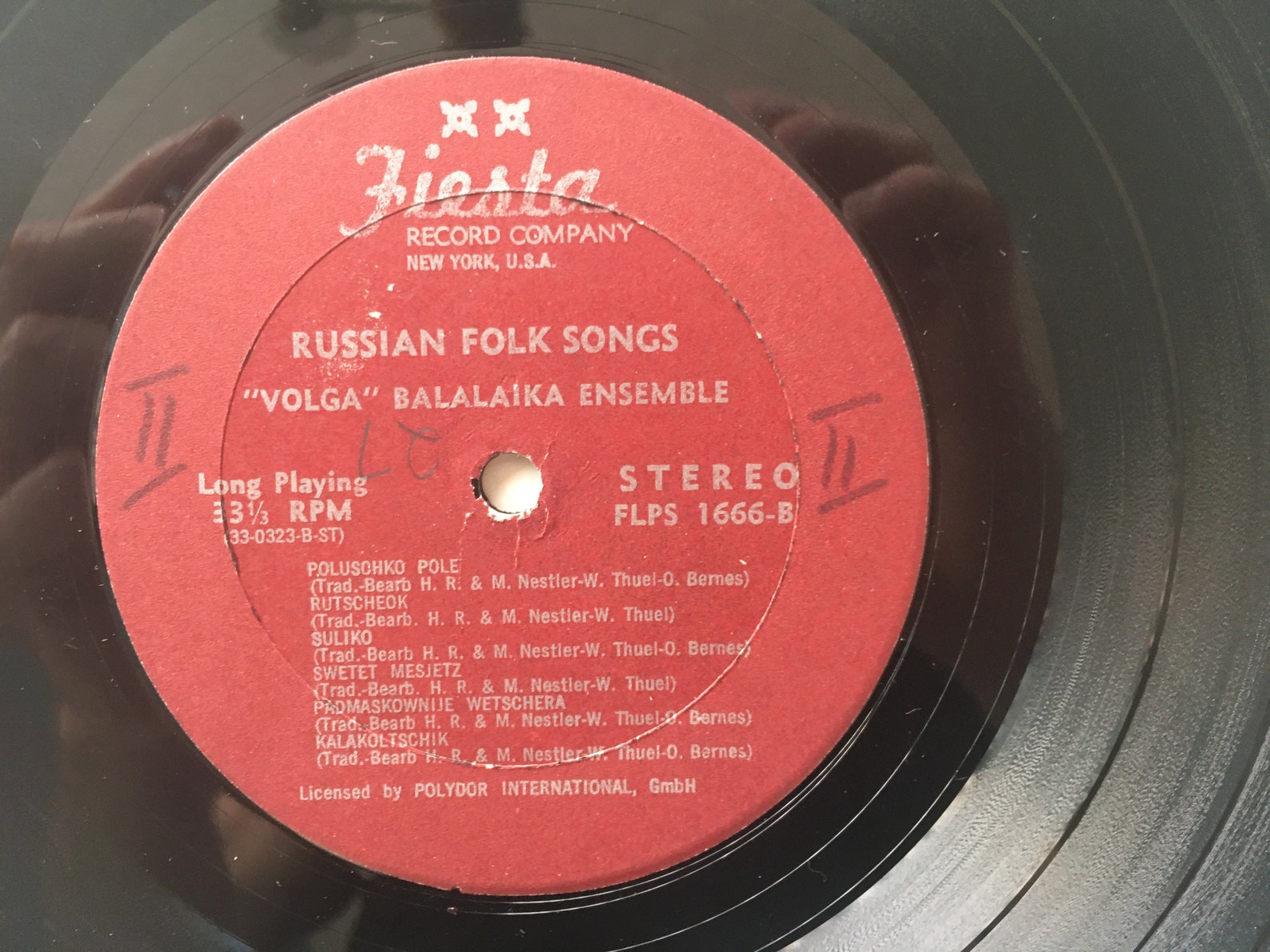 Russian Folk Songs LP Vinyl Record Album Fiesta FLPS 1666 | Etsy