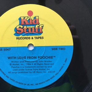 Poochie - With Love From Poochie LP Vinyl Record Album, Kid Stuff ...