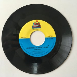 Pac-man: the Adventures of Super Pac-man 7' Vinyl Record / Book, Kid ...