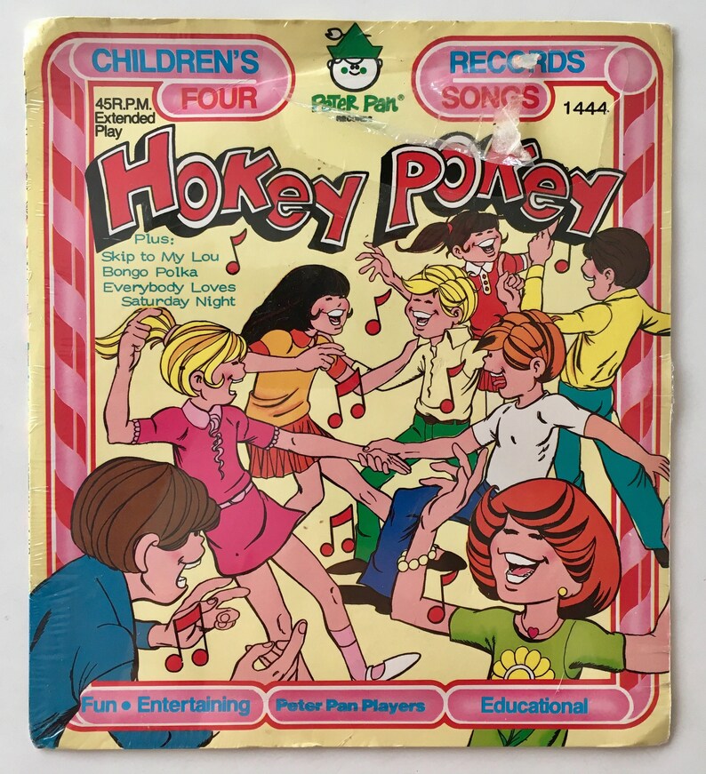 Hokey Pokey SEALED 7' Vinyl Record Peter Pan Records - Etsy