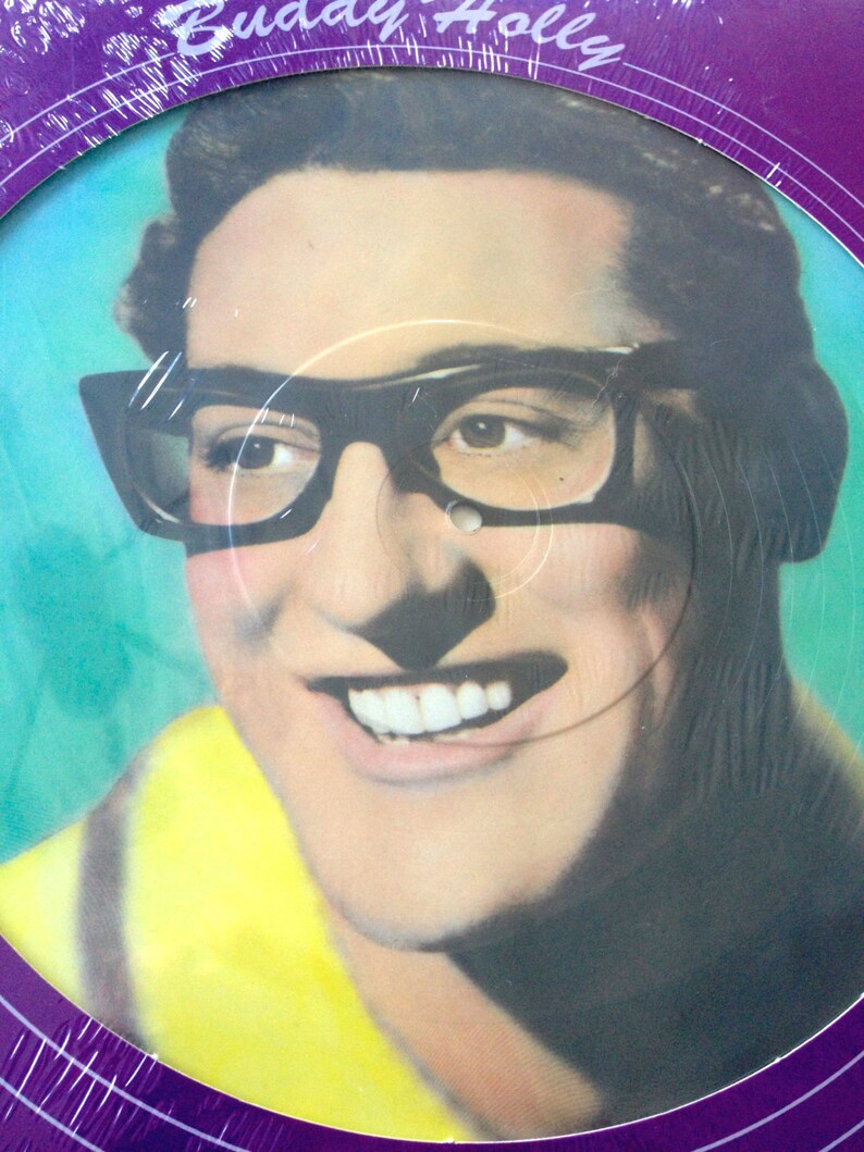 Buddy Holly Portrait in Music Number One SEALED Picture Disc - Etsy