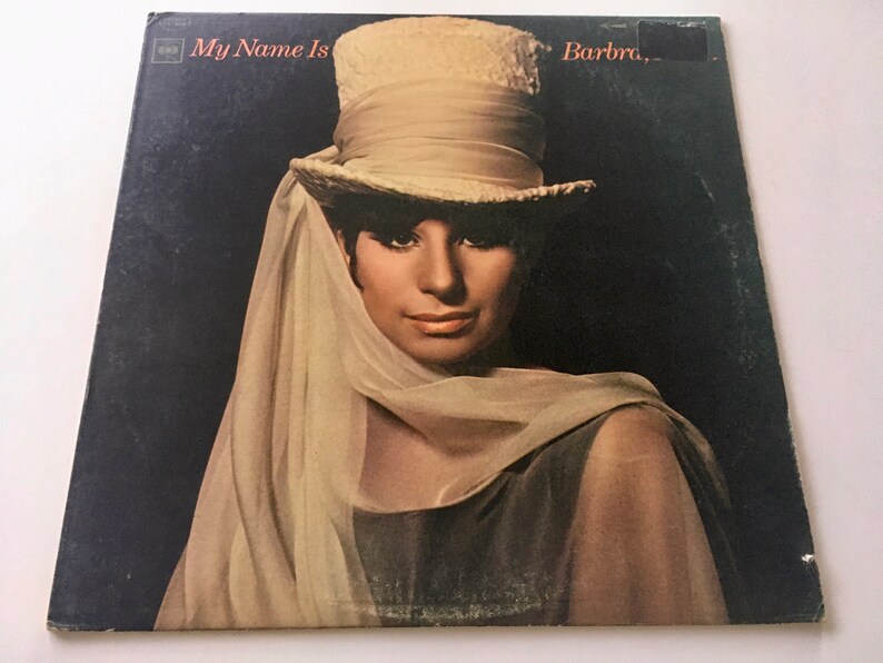 Barbra Streisand My Name Is Barbra Two Lp Vinyl Record Etsy