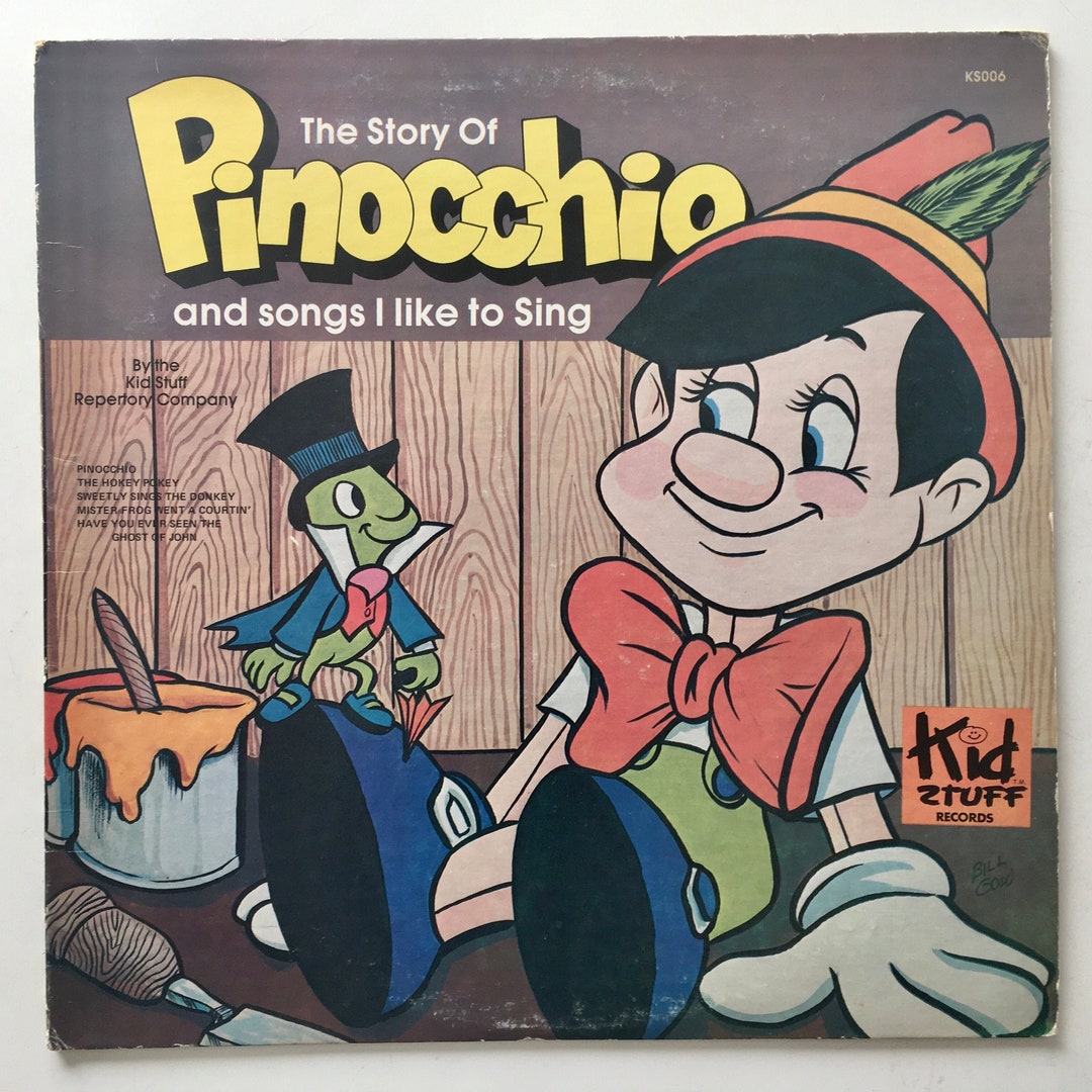 Pinocchio (the Story Of) LP Vinyl Record Album, Children's Records of ...
