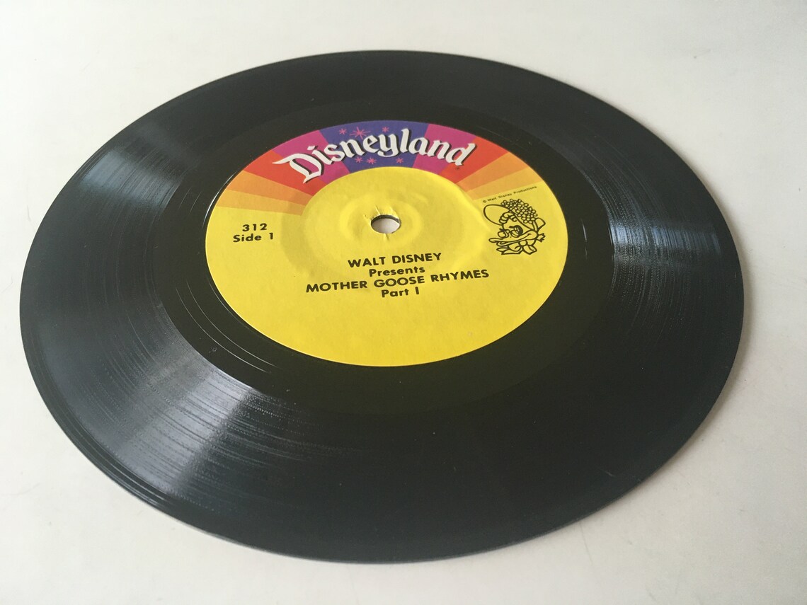 Mother Goose Rhymes 7' Vinyl Record / 24 Page Read Along Book ...