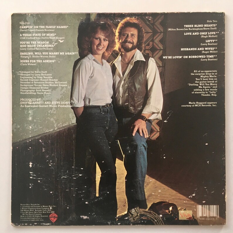 David Frizzell and Shelly West Carryin' on the Family | Etsy