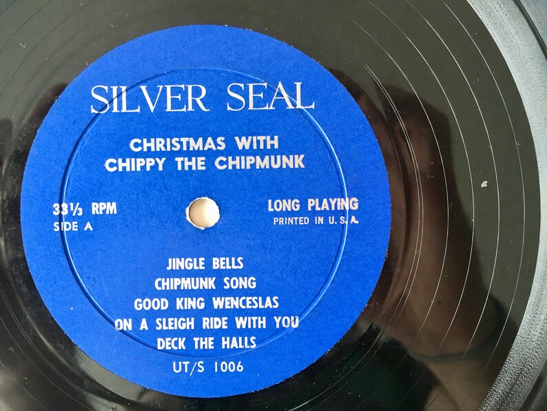 Christmas with Chippy the Chipmunk LP Vinyl Record Album | Etsy