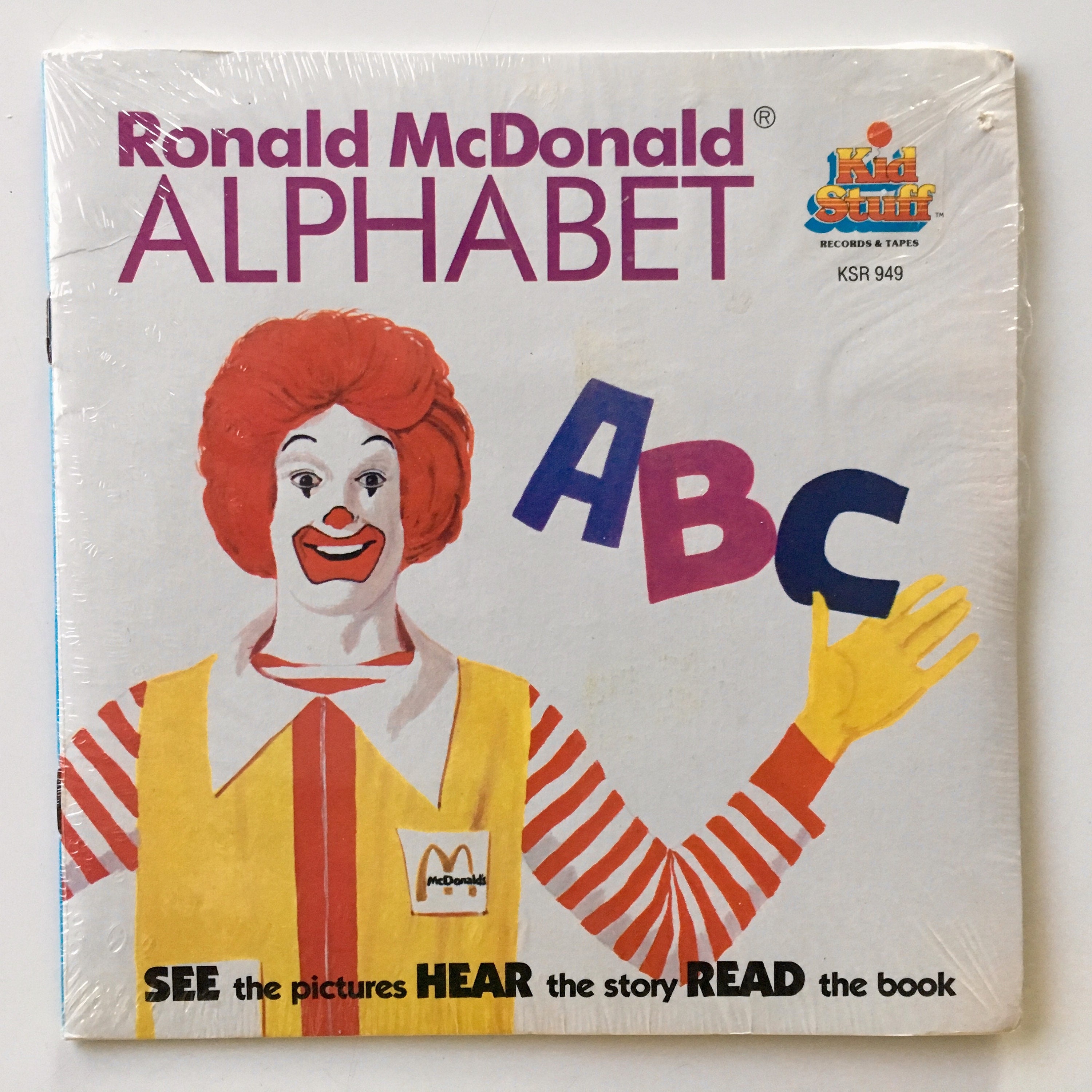 Ronald Mcdonald Alphabet SEALED 7' Vinyl Record / Book - Etsy