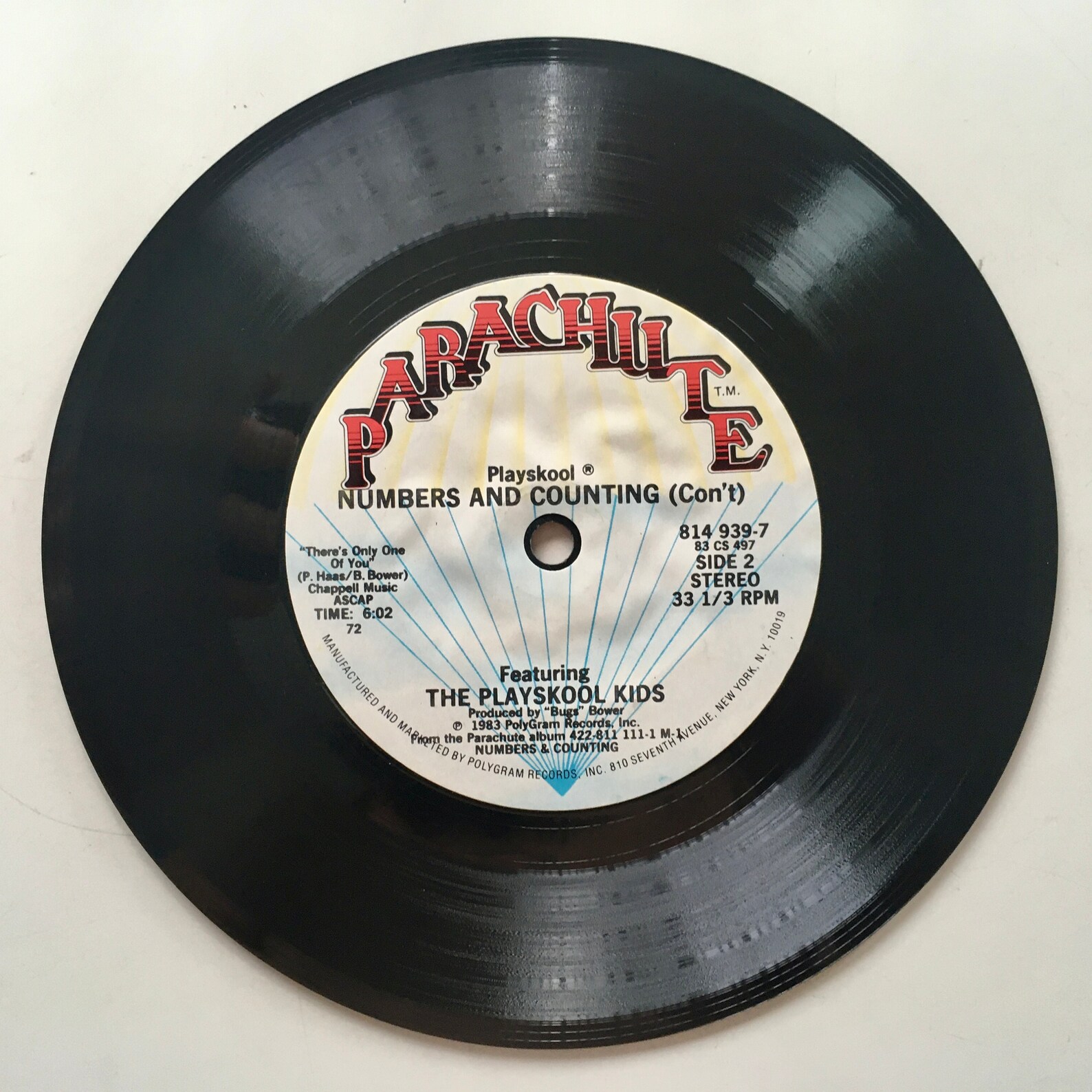 Playskool: Numbers & Counting 7' Vinyl Record / 24 Page | Etsy