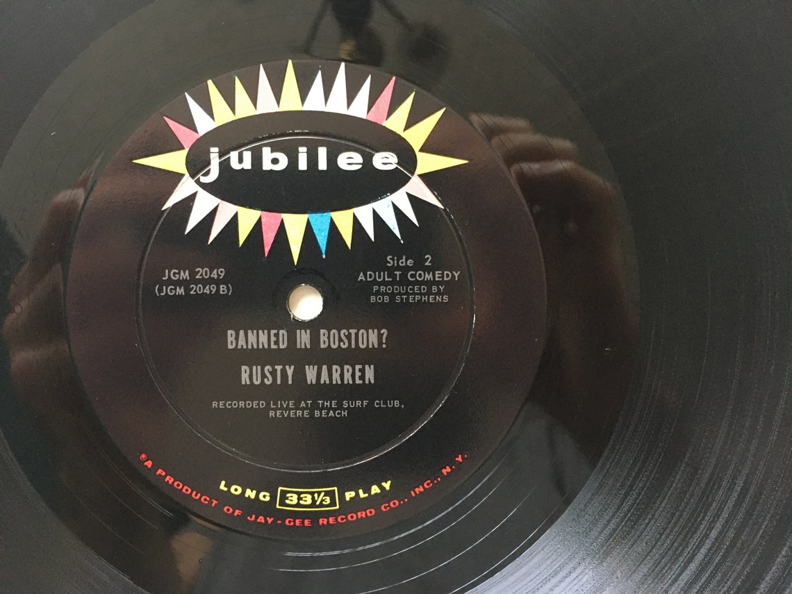 Rusty Warren Banned in Boston LP Vinyl Record Jubilee - Etsy