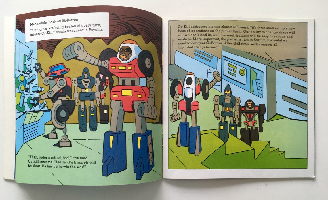 Gobots War of the Gobots A Golden Super Adventure Book | Etsy